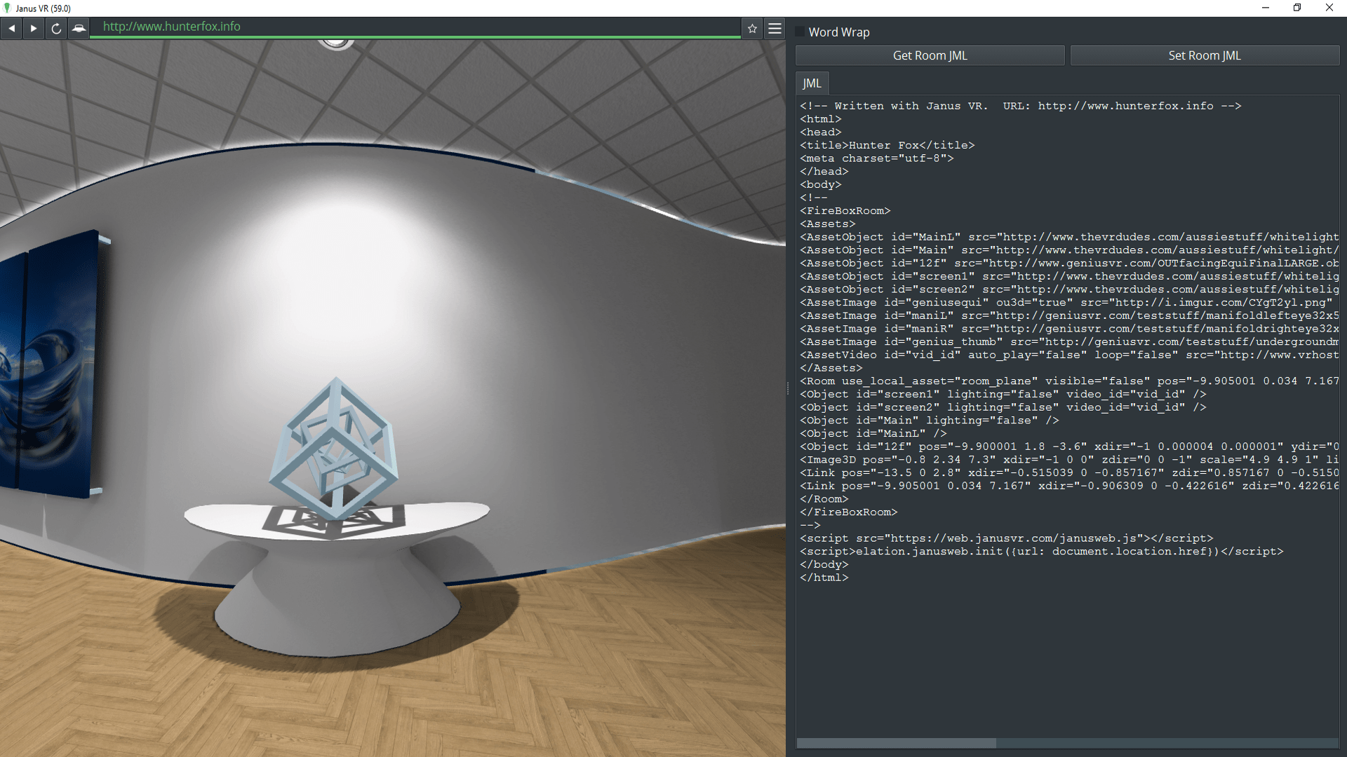 JanusVR Documentation
