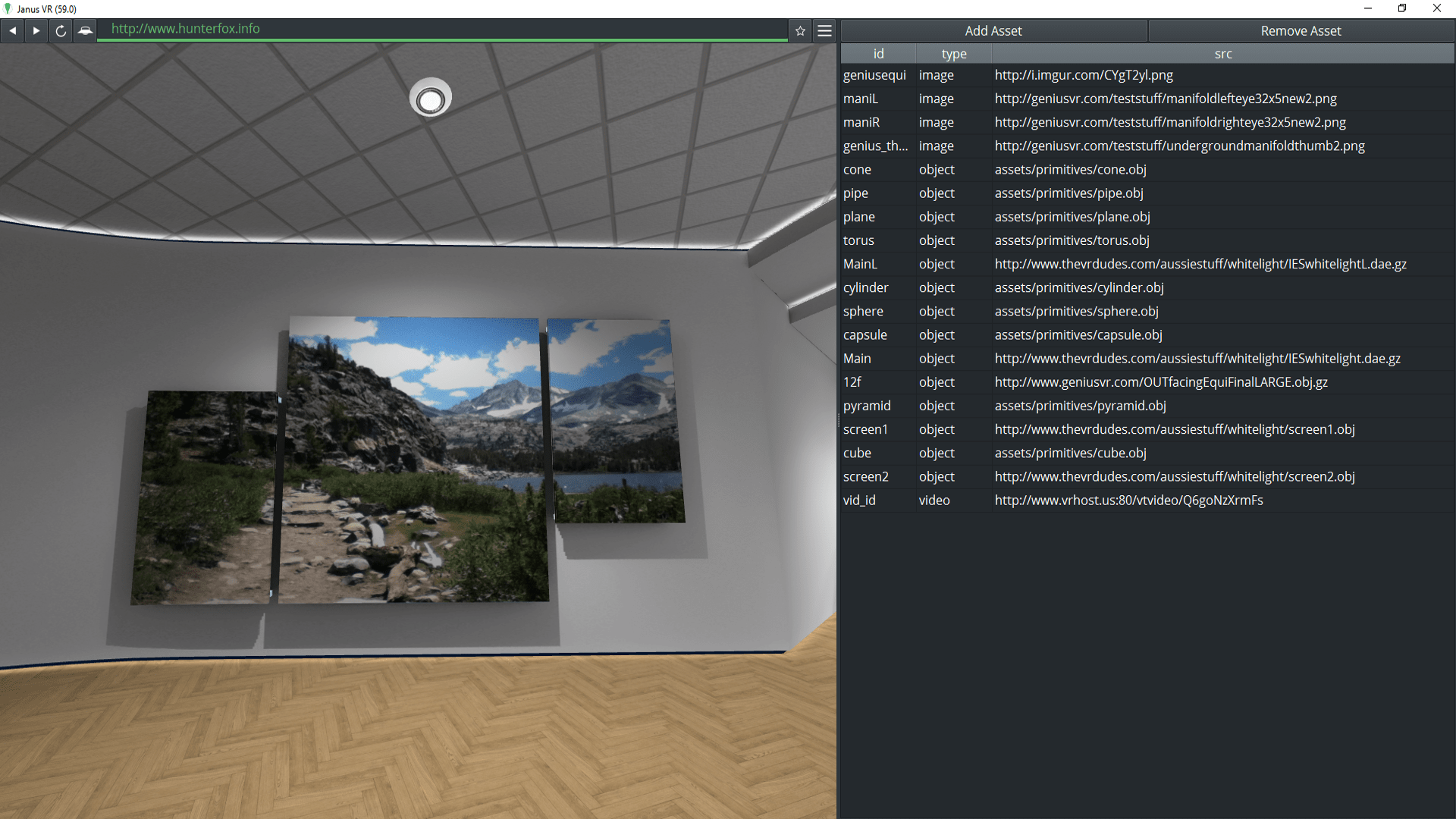 JanusVR Documentation